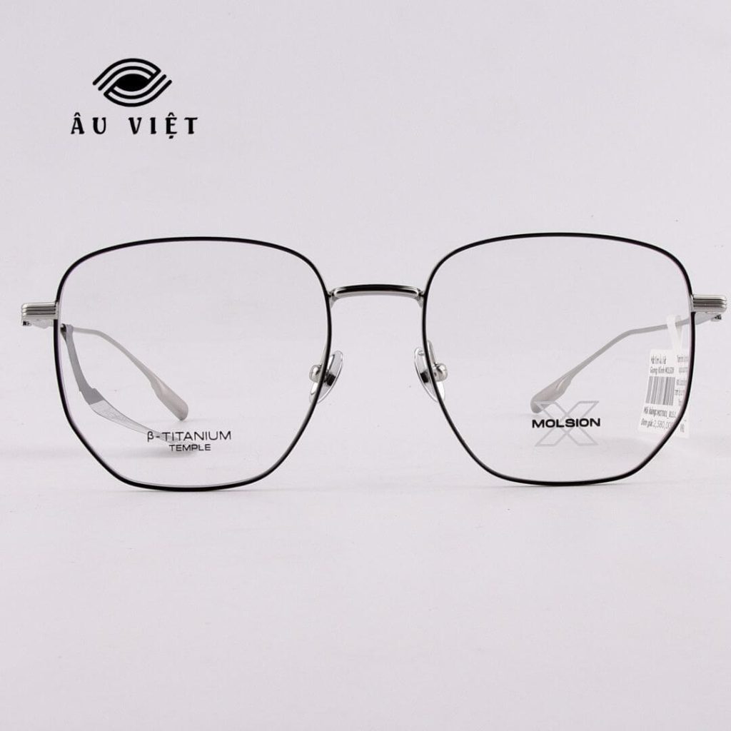 Gọng kính đa giác MOLSION MX7001_B15 hàng chính hãng